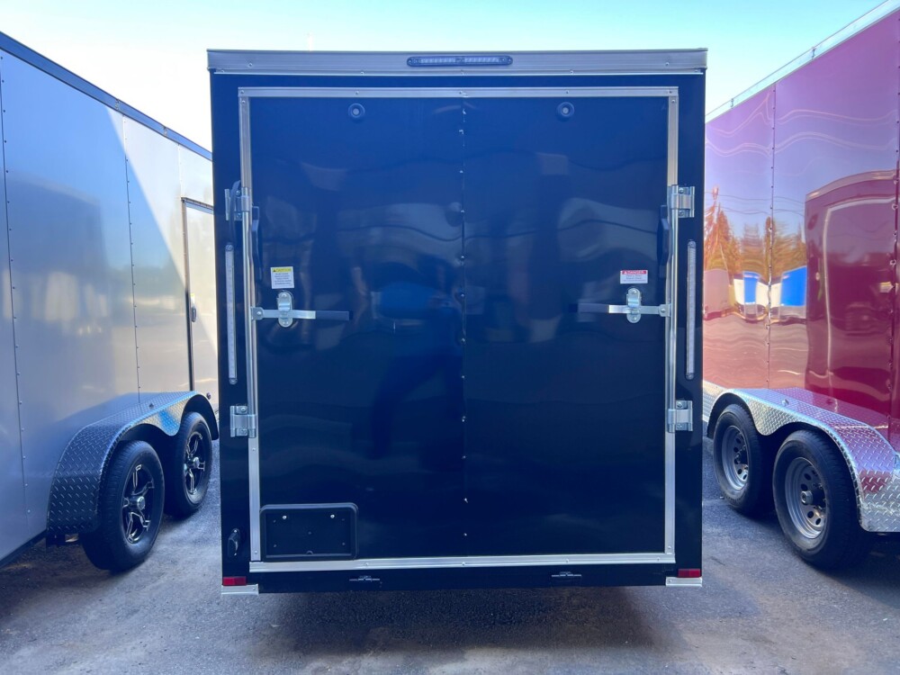 6 X 12 SA Enclosed Cargo Trailer for Sale | Black 6 x 12 Spartan ...