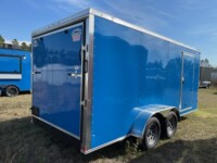 7 X 16 ENCLOSED CARGO TRAILER in Blue | Ready for Pick Up