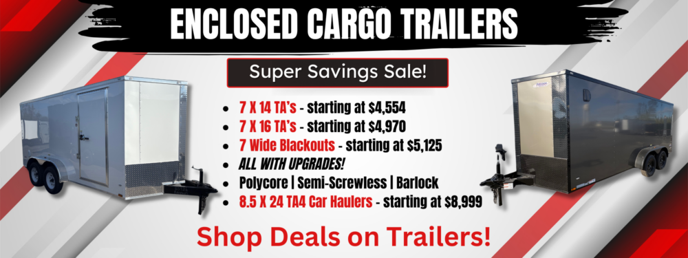 Enclosed Trailer Manufacturer & Dealer | Custom Cargo Trailers