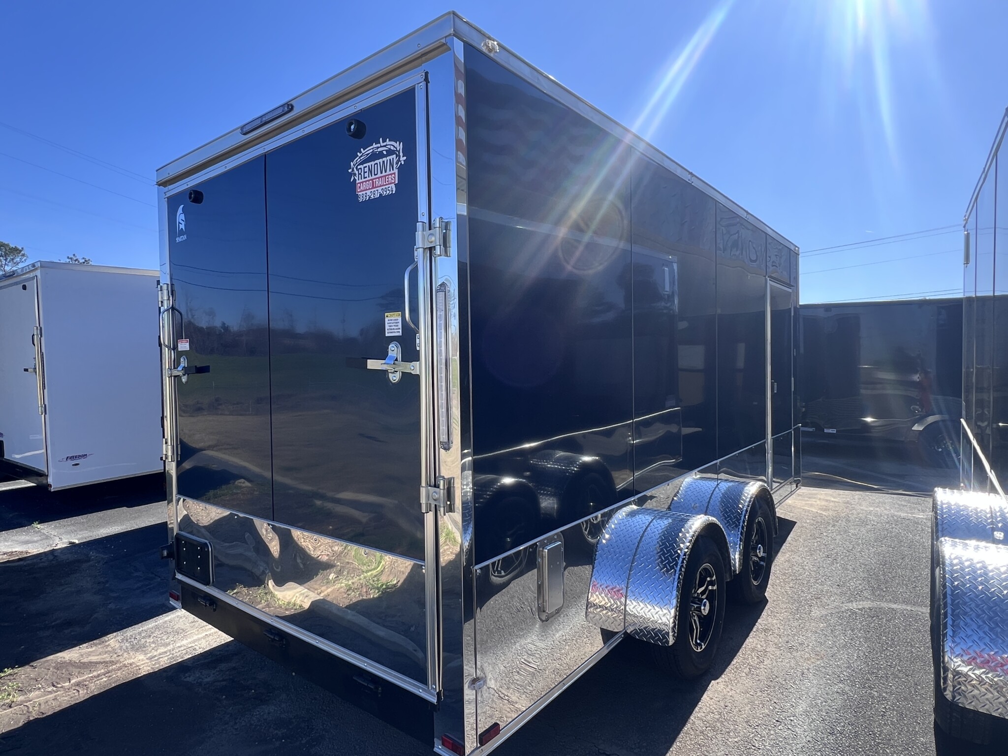 7x16 Enclosed Cargo Trailer for Sale | Spartan Trailer, Dual Axle, Durable
