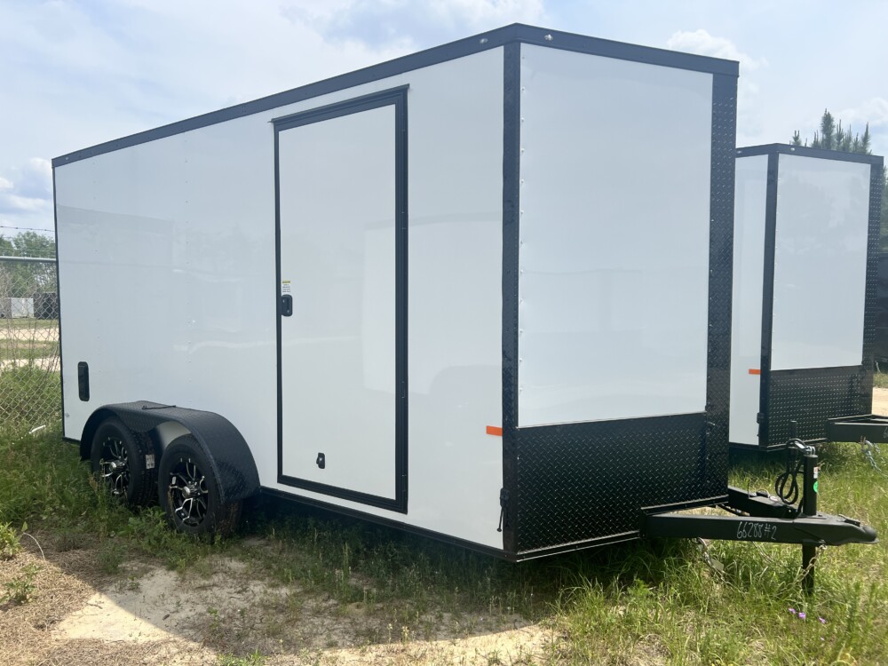 7x14TA Rock Solid Cargo Trailer Blackout Special - Renown Cargo Trailers