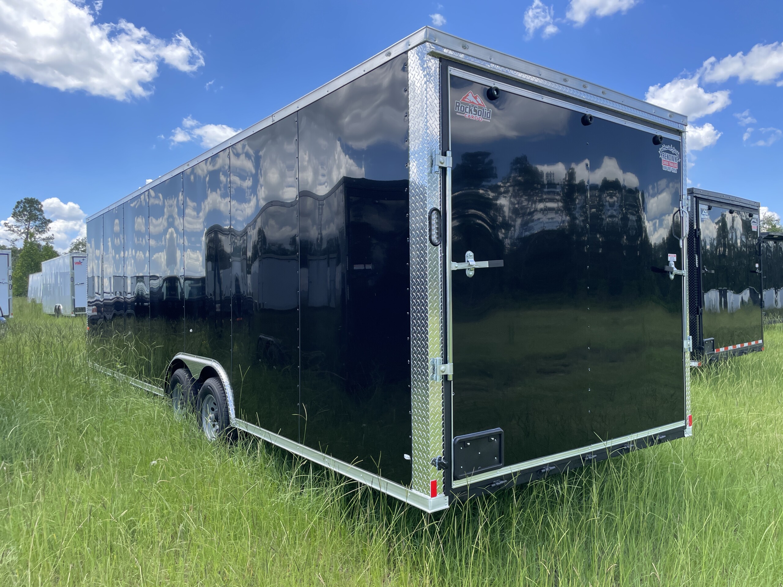 8.5 X 28 TA CUSTOM ENCLOSED TRAILER - ROCK SOLID CARGO CLEARANCE