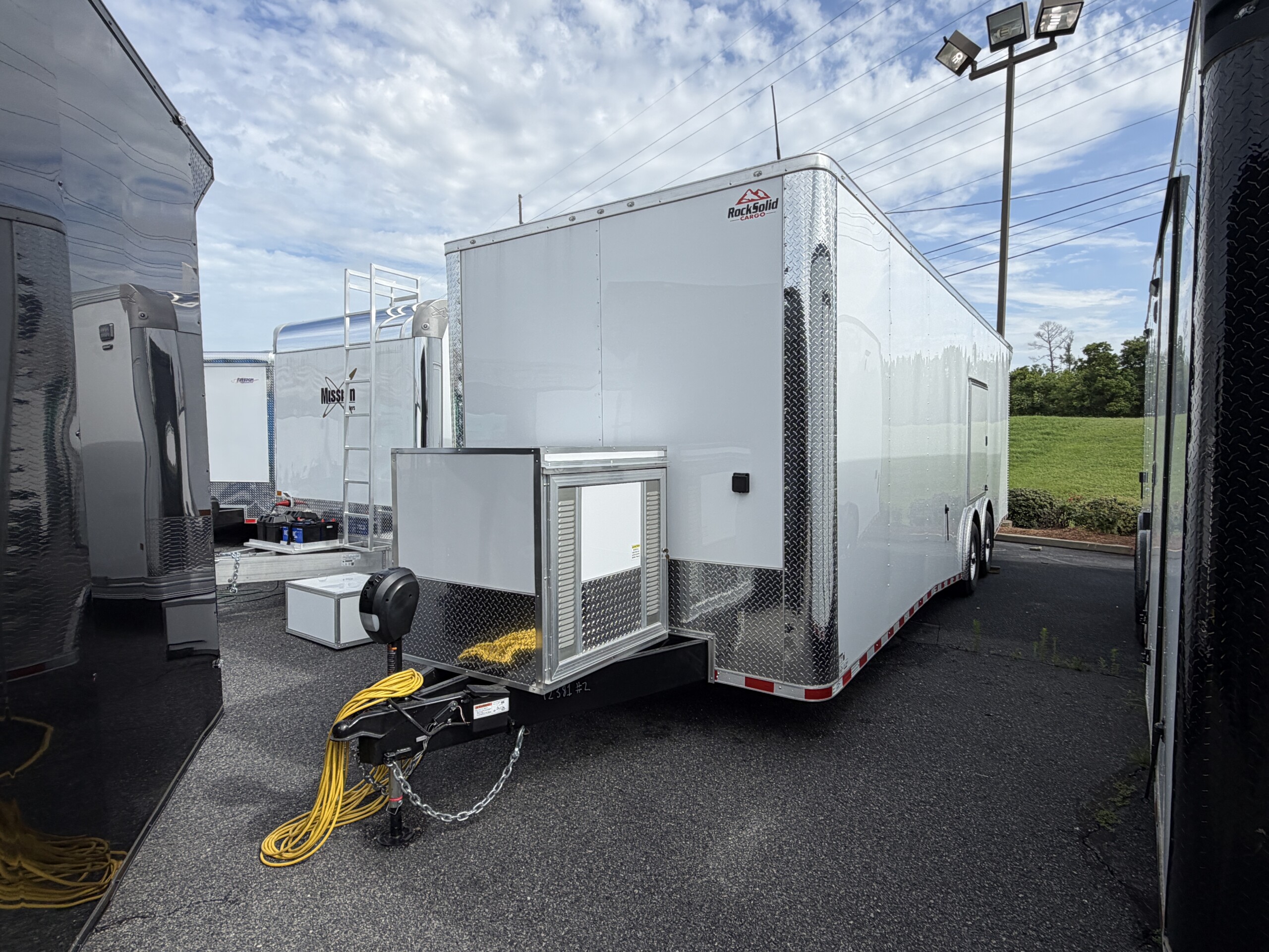 8.5 X 28 TA RACE CAR TRAILER | ROCK SOLID CARGO - Renown Cargo Trailers